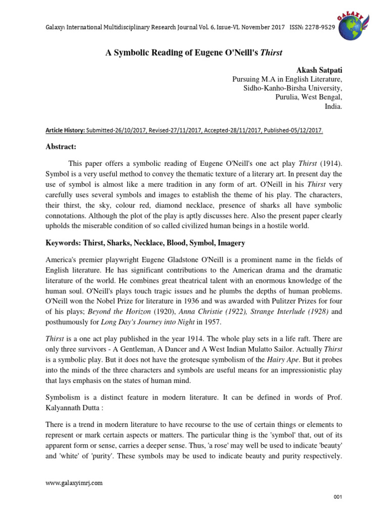 The Thirst by nell | PDF | Eugene O'neill