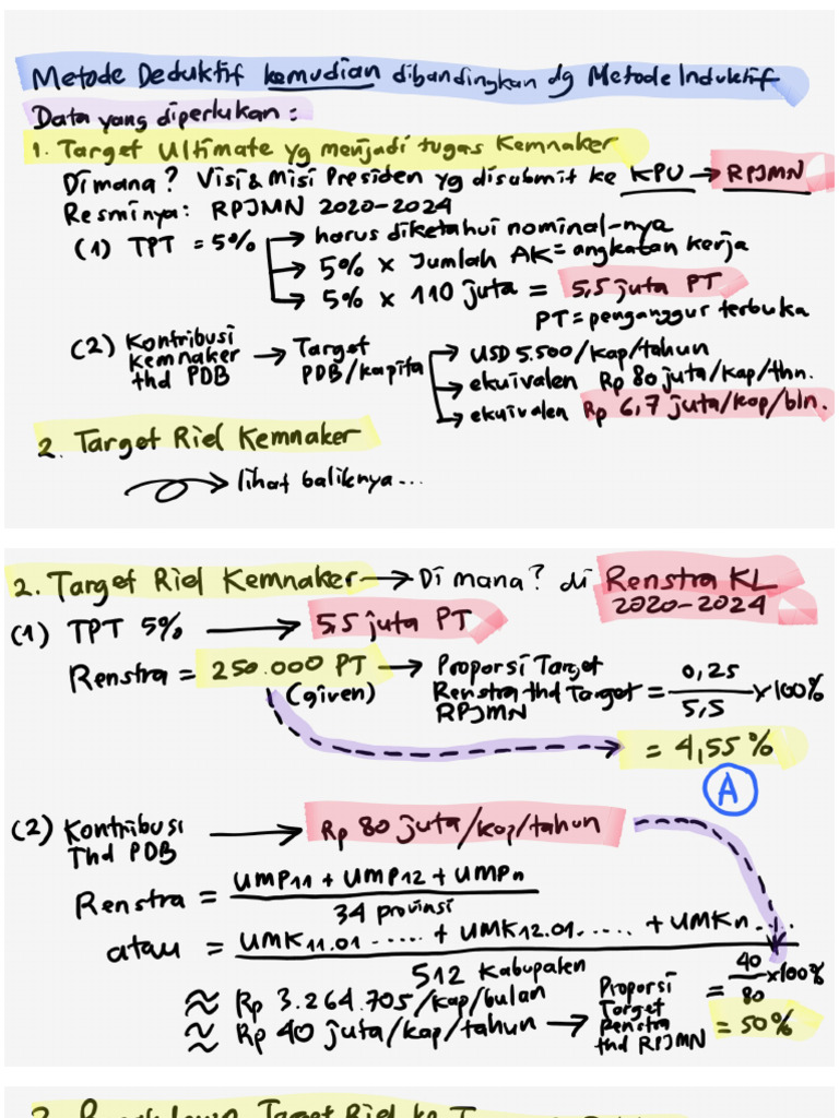 Metode Deduktif Target KL | PDF