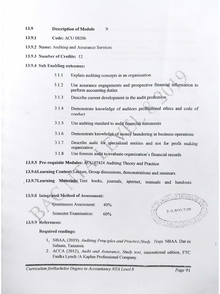 Auditing Andassurance Service Pdf