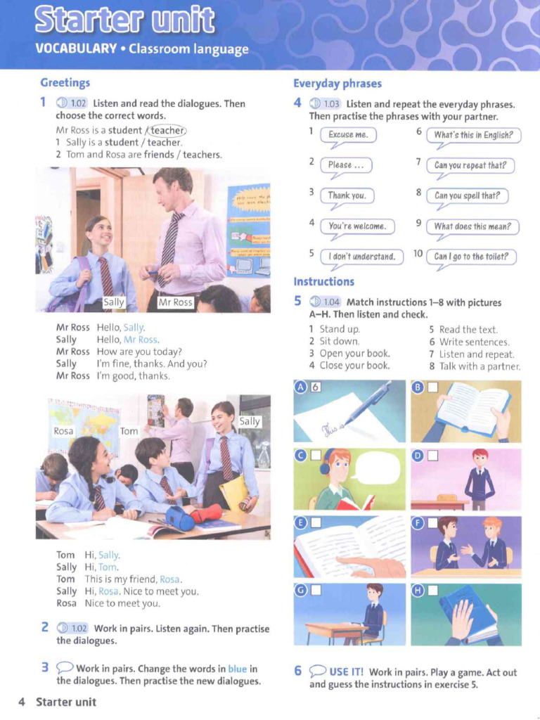 English Plus Starter - Starter Unit Mix For Pre Teens Starter | PDF