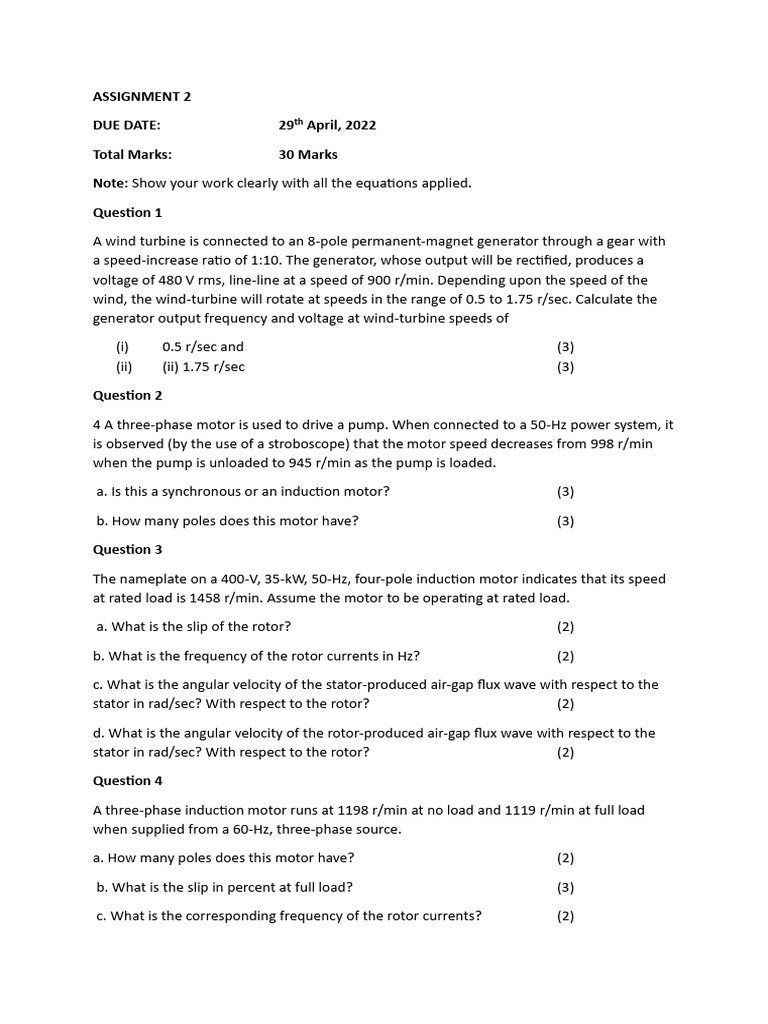 Electrical Engineering Problems | PDF | Science & Mathematics