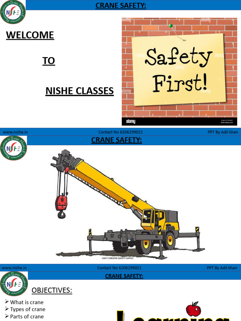 Crane Safety | PDF | Crane (Machine) | Manufactured Goods