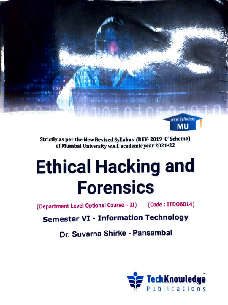 Ehf Tech Knowledge Ethical Hacking and Forensic Sem 6 Information ...