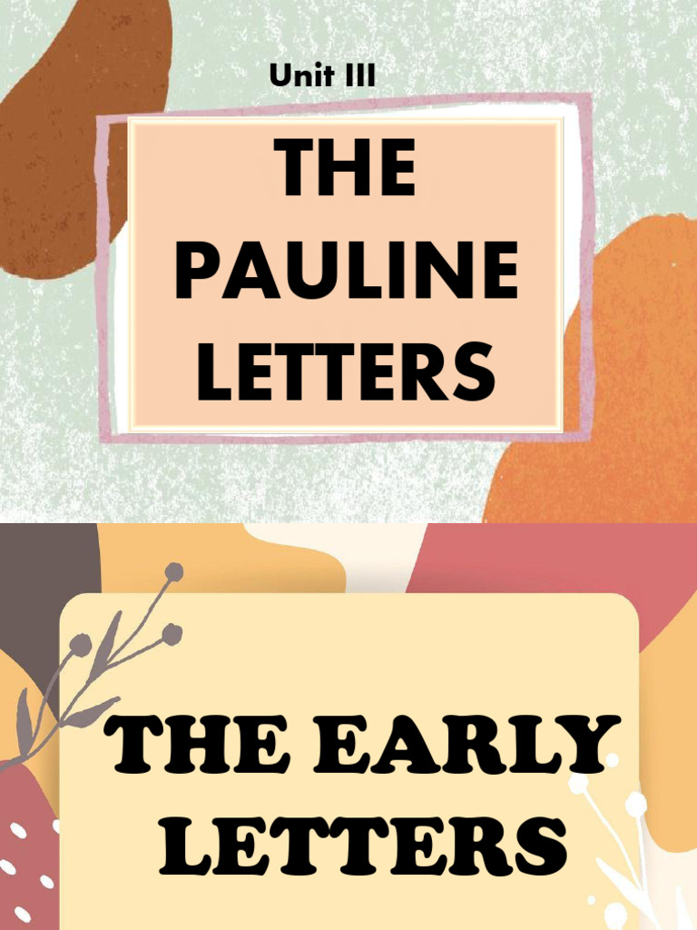Life of St. Paul and Pauline Letters | PDF | Paul The Apostle | Acts Of ...