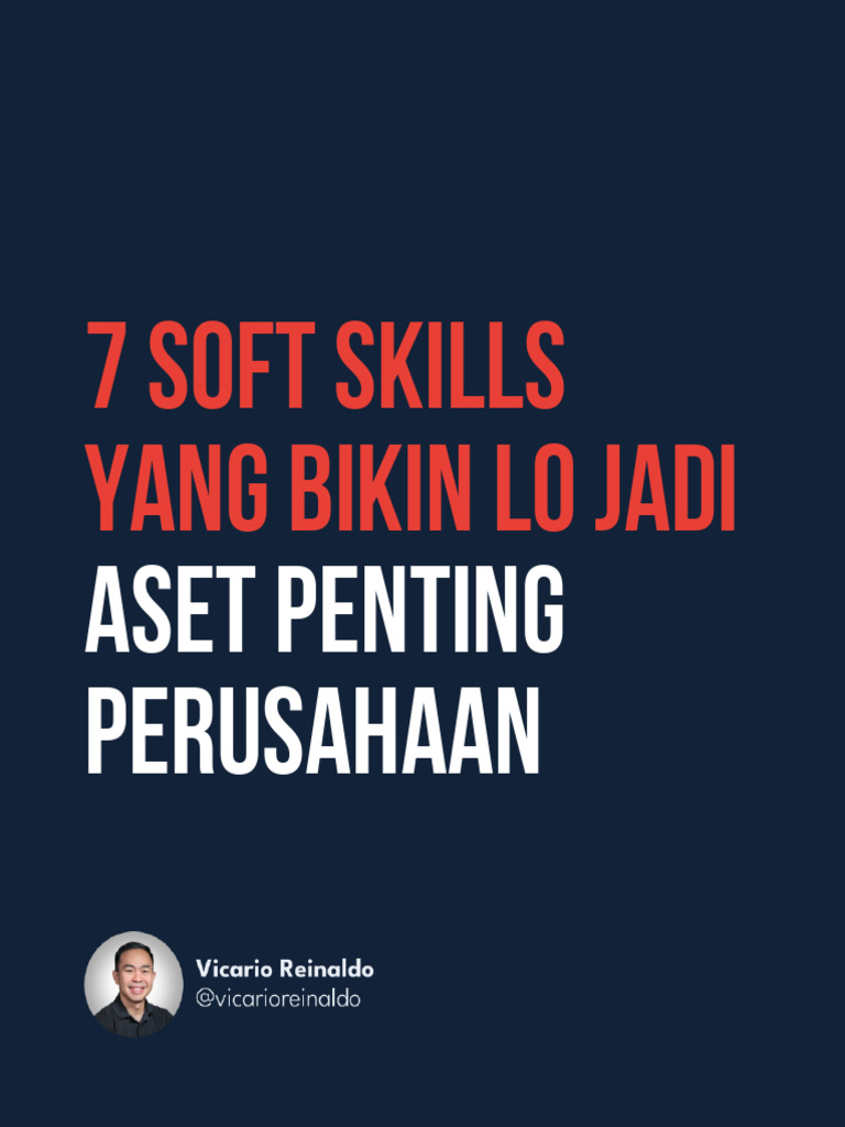 7 Soft Skills Penting untuk Karir | PDF
