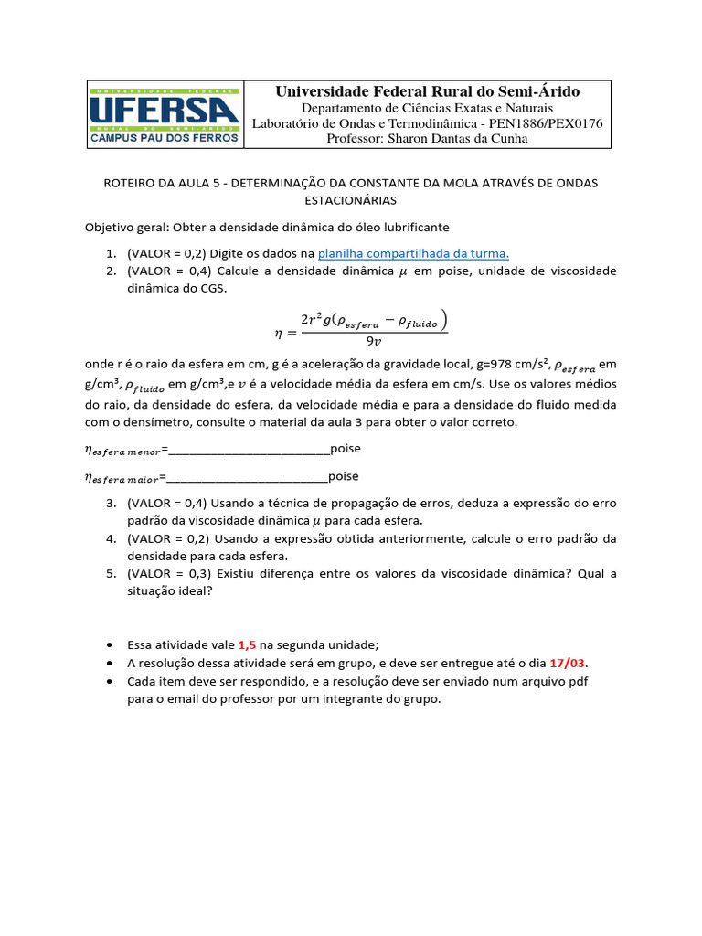 Envio Da Atividade Aula 5 | PDF