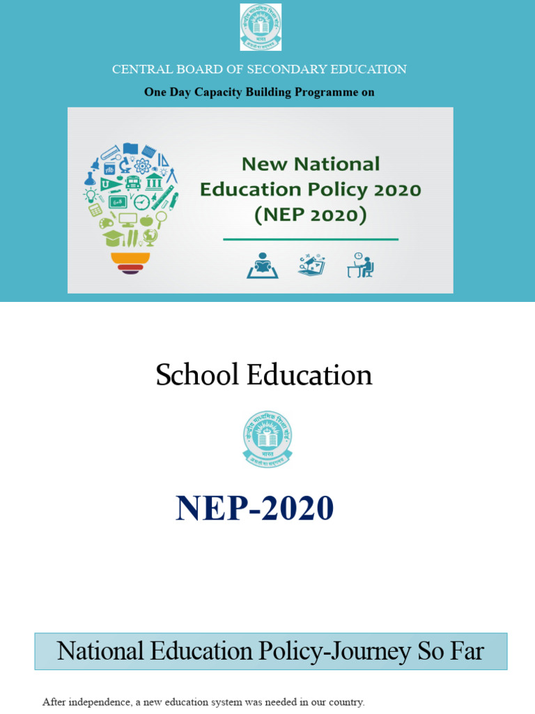 NEP-2020 PPT (1) | PDF | Educational Assessment | Curriculum