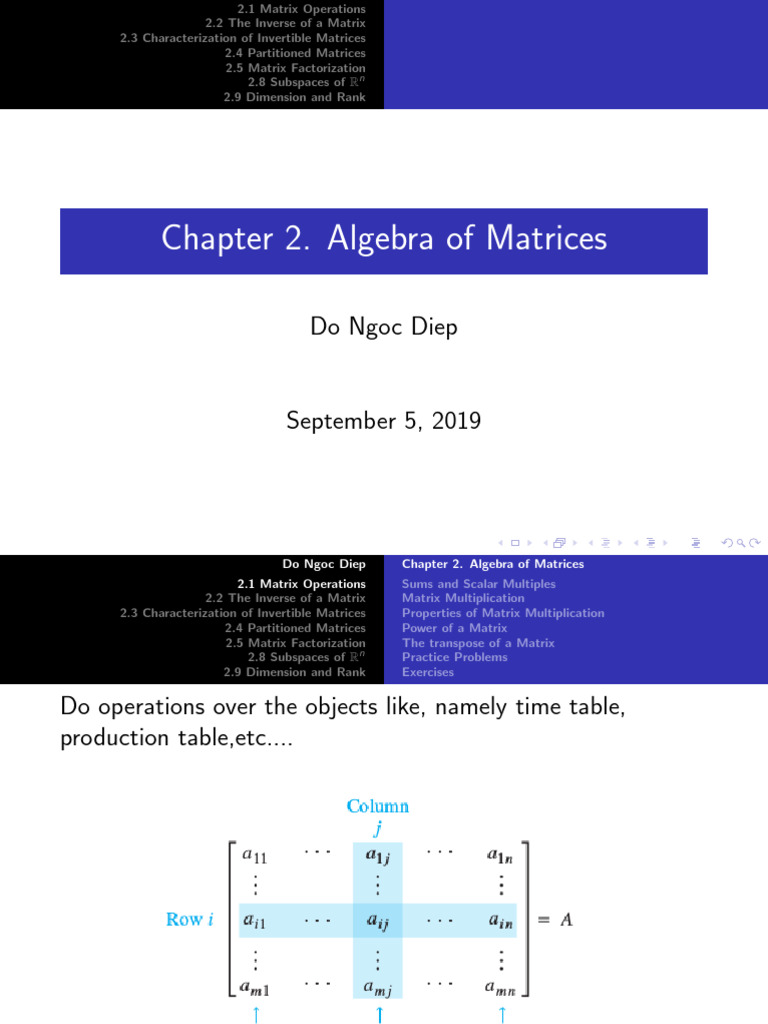 Chap 2 | Download Free PDF | Matrix (Mathematics) | Linear Map