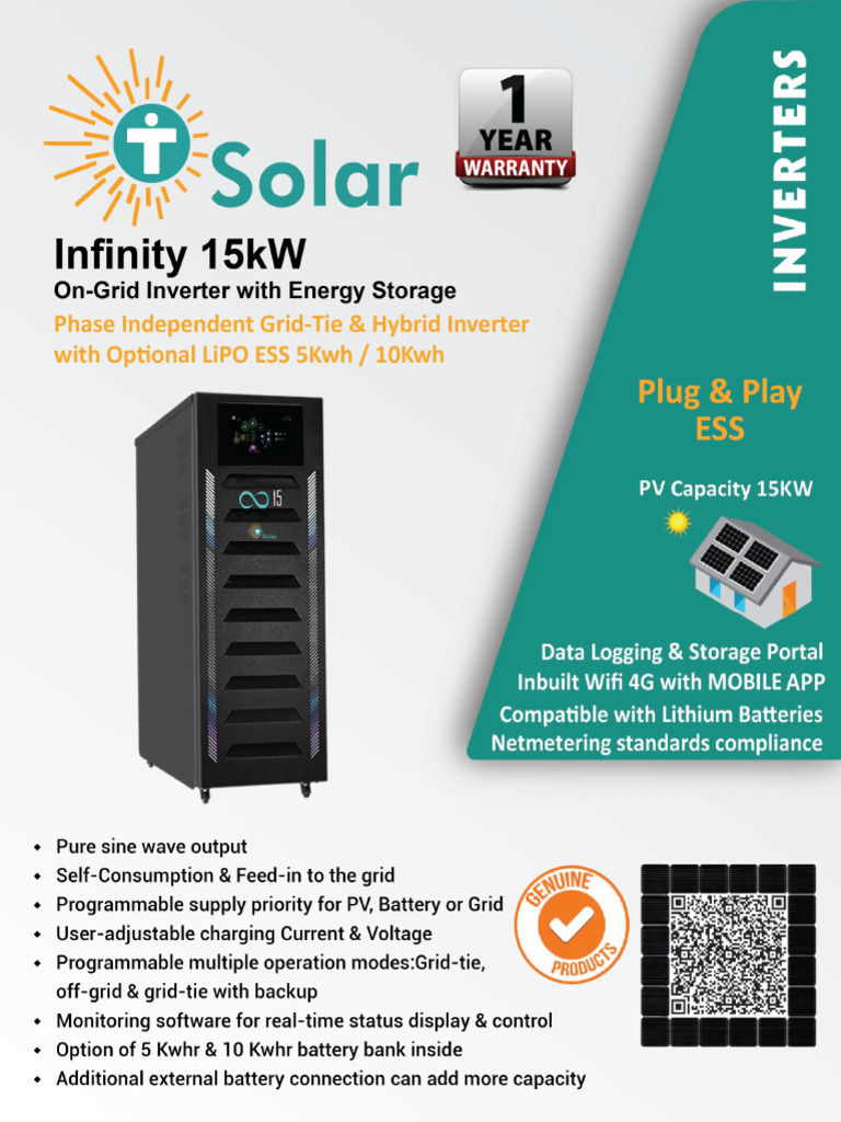 Infinity Brochure HLE 15KW FF | PDF