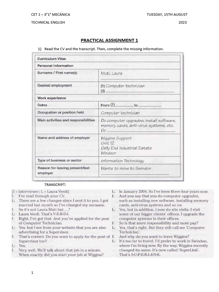 Practical Assignment 1 | PDF | Computers
