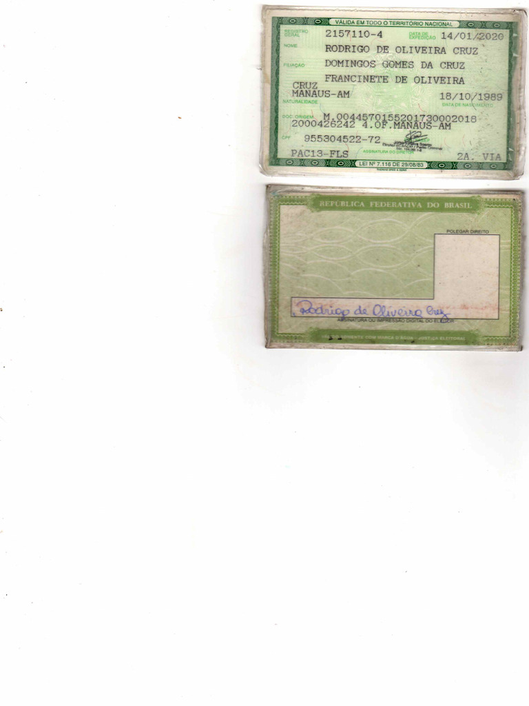 DOCUMENTO RODRIGO VERSO | PDF