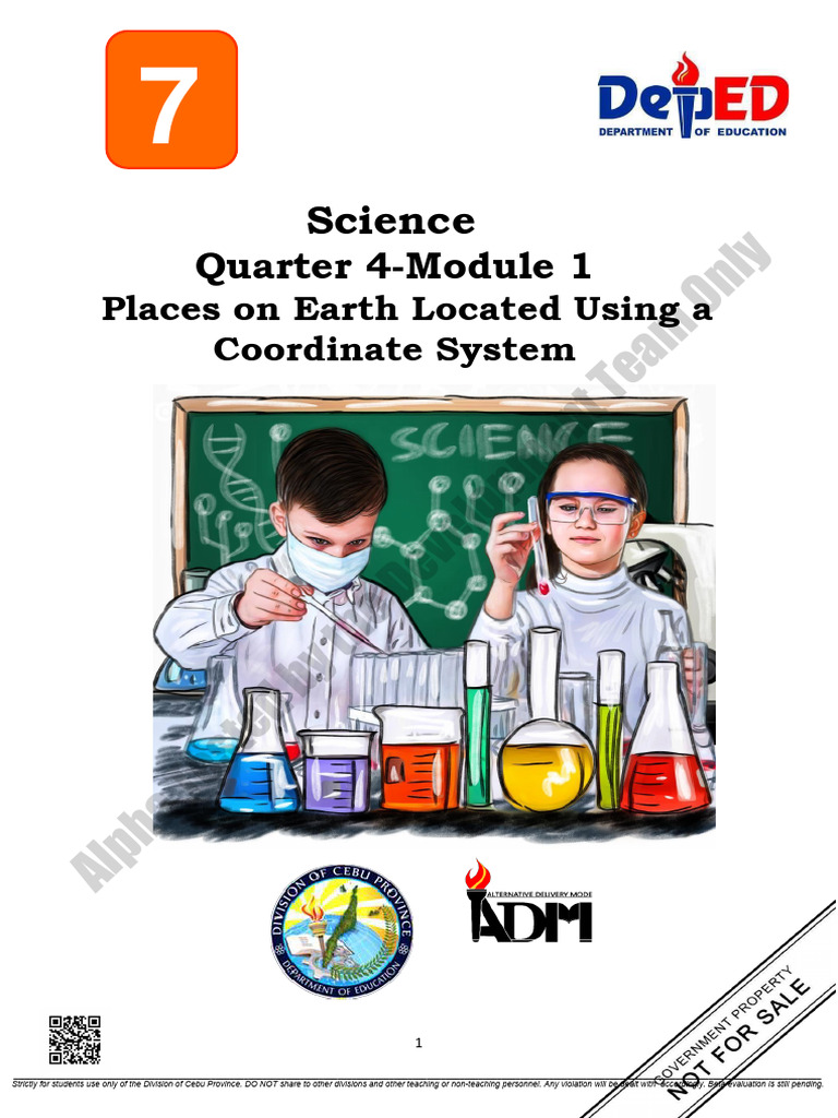 G7 Sci SLM Q4 Wk1 For QA | PDF | Latitude | Longitude