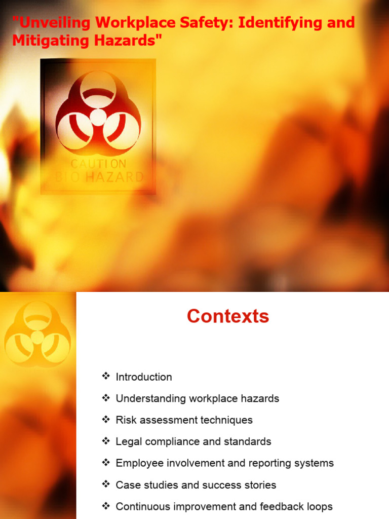 Unveiling Workplace Safety | PDF | Occupational Safety And Health | Risk
