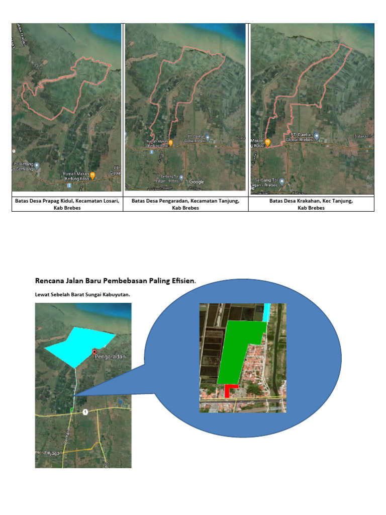 Rencana Pembebasan Tanah Brebes | PDF