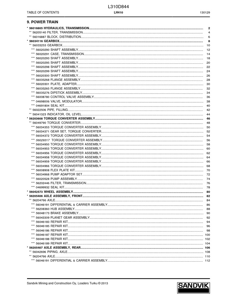Power Train | PDF | Axle | Screw