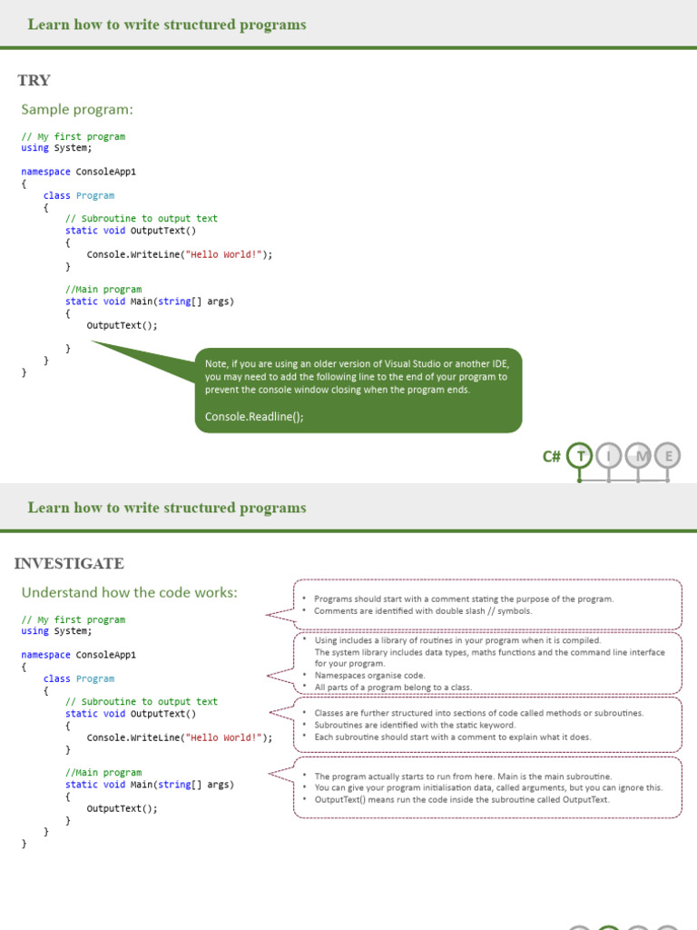 C# - Objective 01 The Basics (Complete) | PDF | Parameter (Computer ... C# - Objective 01 The Basics (Complete) | PDF | Parameter (Computer ...