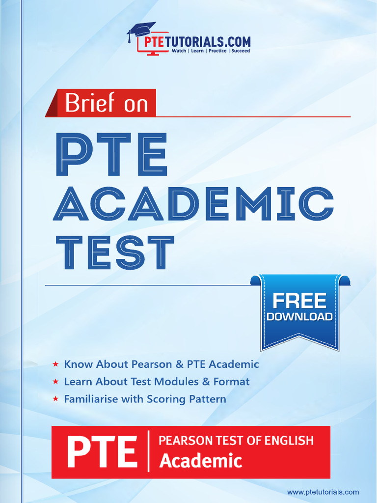 PTE Tutorials PTEGuide | PDF