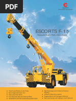 Farana F-15 Crane Specifications & Load Chart | PDF | Manual ...