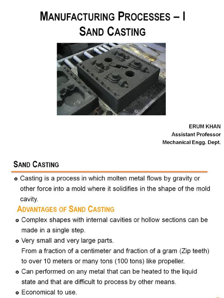 3-Sand Casting | PDF