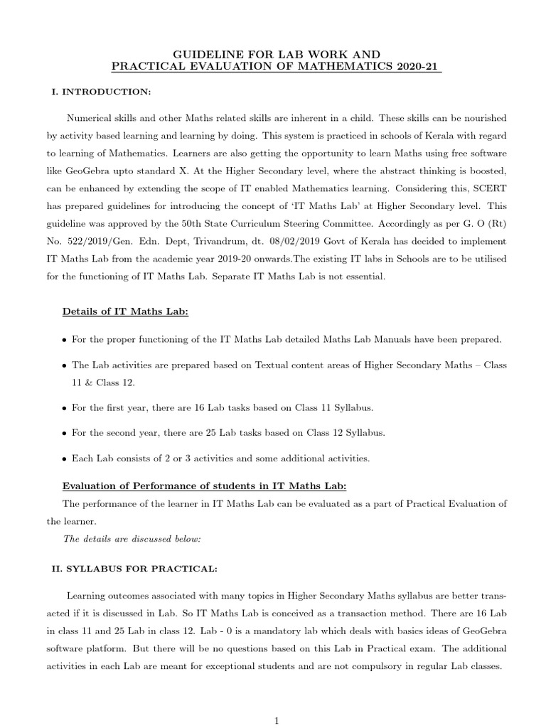 +2 Maths Lab Guidelines - Model Questions 2021 | PDF | Mathematics ...