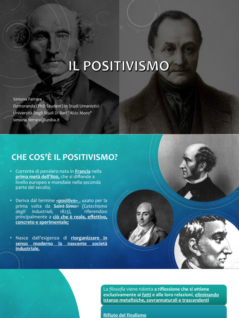 Il Positivismo | PDF