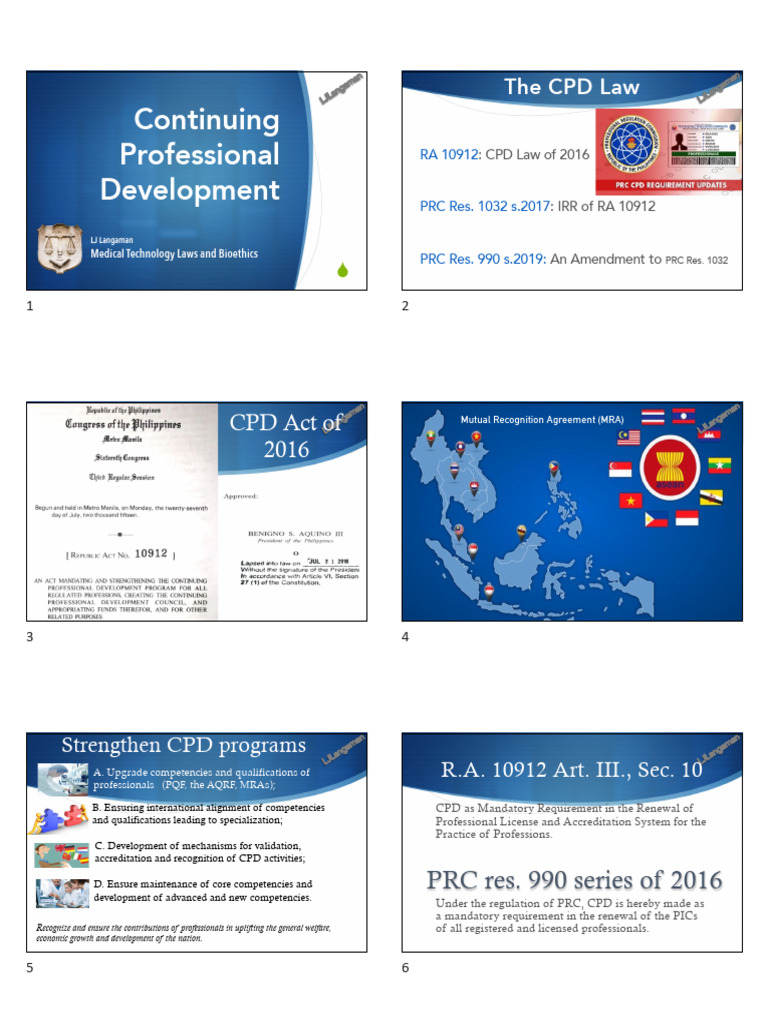 Topic 5 - CPD Law - Handout | PDF | Metro Manila | Makati