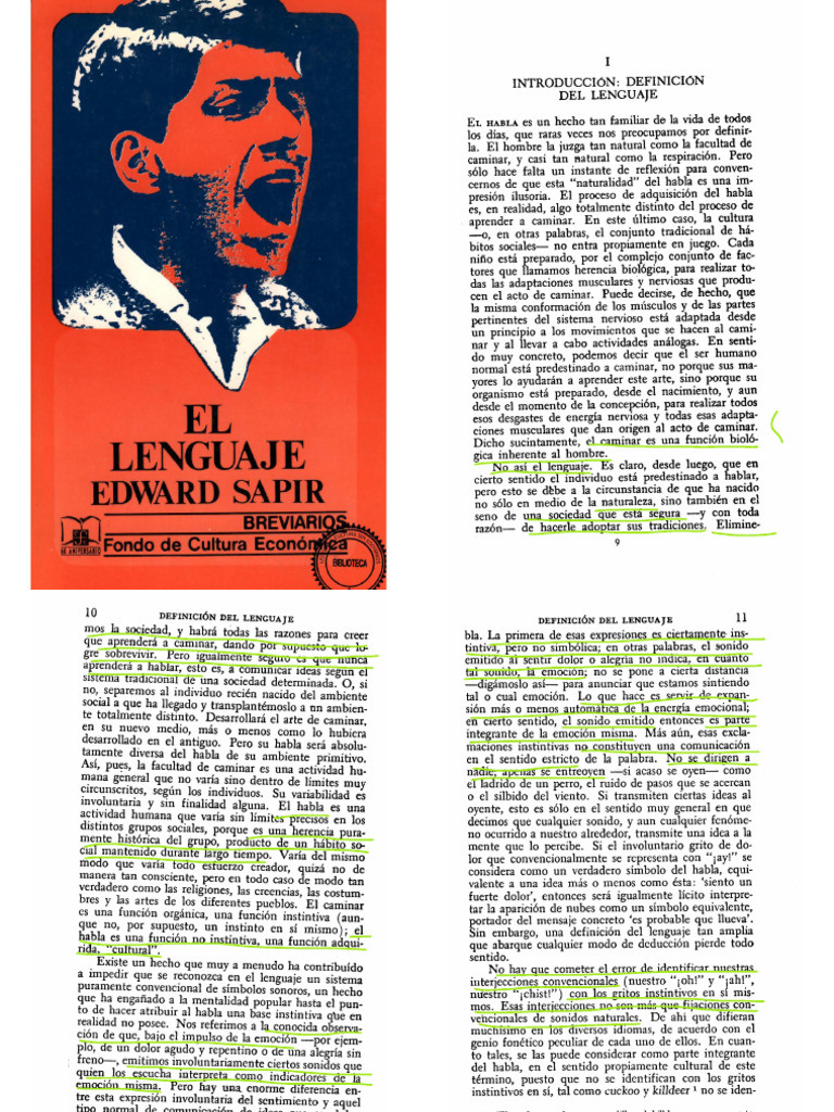 Sapir Edward El Lenguaje | PDF