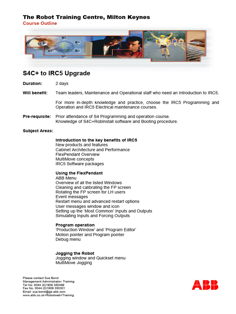 S4C Plus To IRC5 Up | PDF | Menu (Computing) | Computer Programming