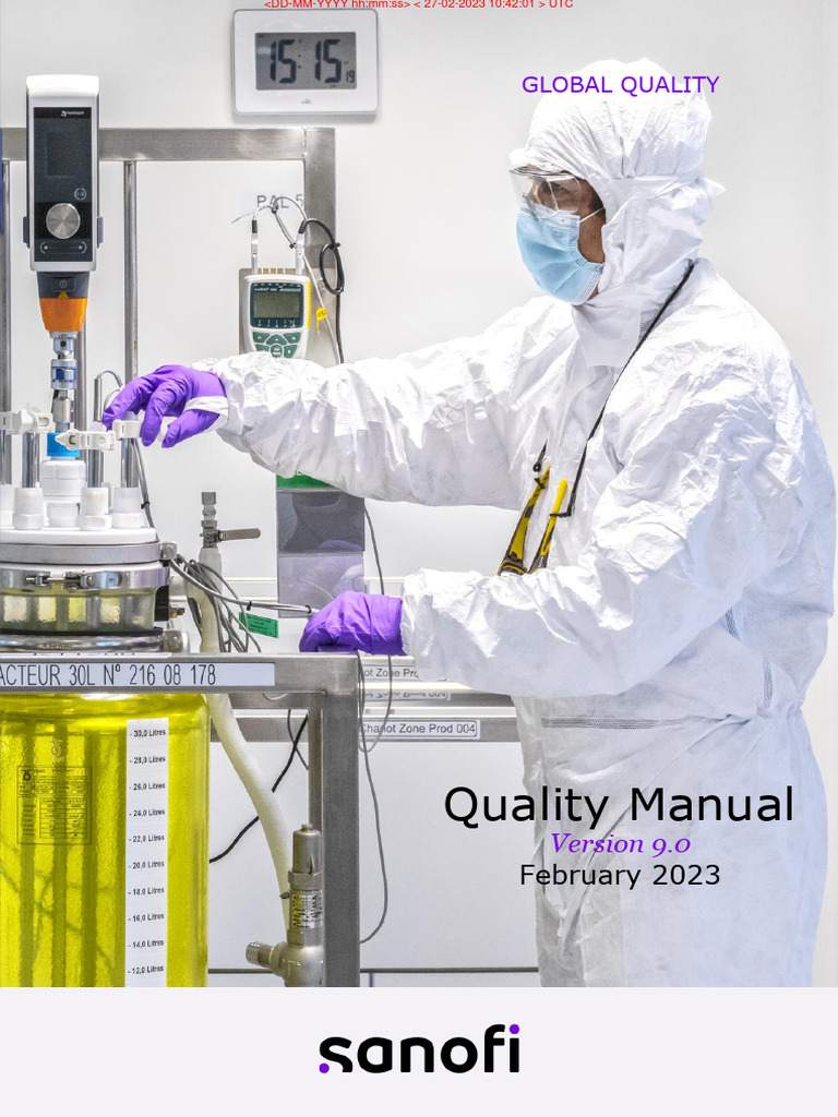 Global Quality Manual | PDF | Quality Management System | Risk Management