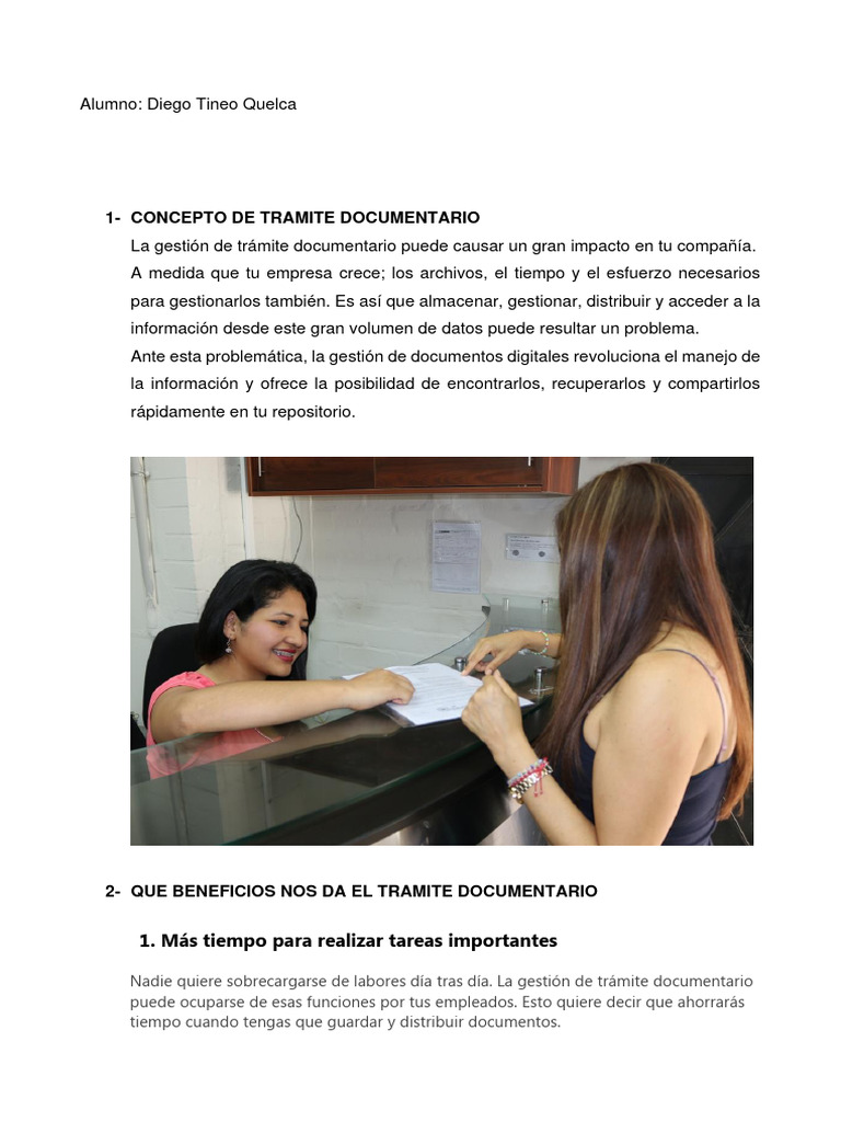 Tramite Documentario | PDF | Negocios