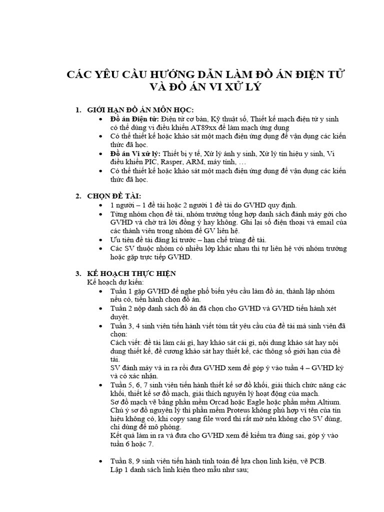 KTYS - HDDA - ĐIỆN TỬ-VI XỬ LÝ | PDF