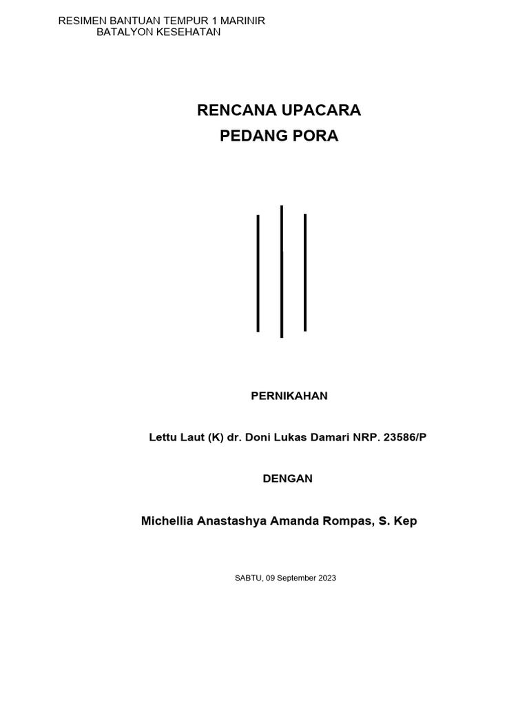 Renup Pedpor Doni 090923 2 | PDF