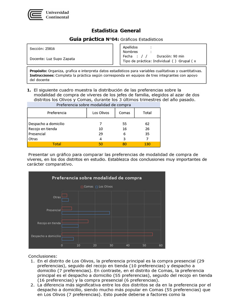 Semana 4 Guia Practica 2-2024-10 | PDF | Estadísticas