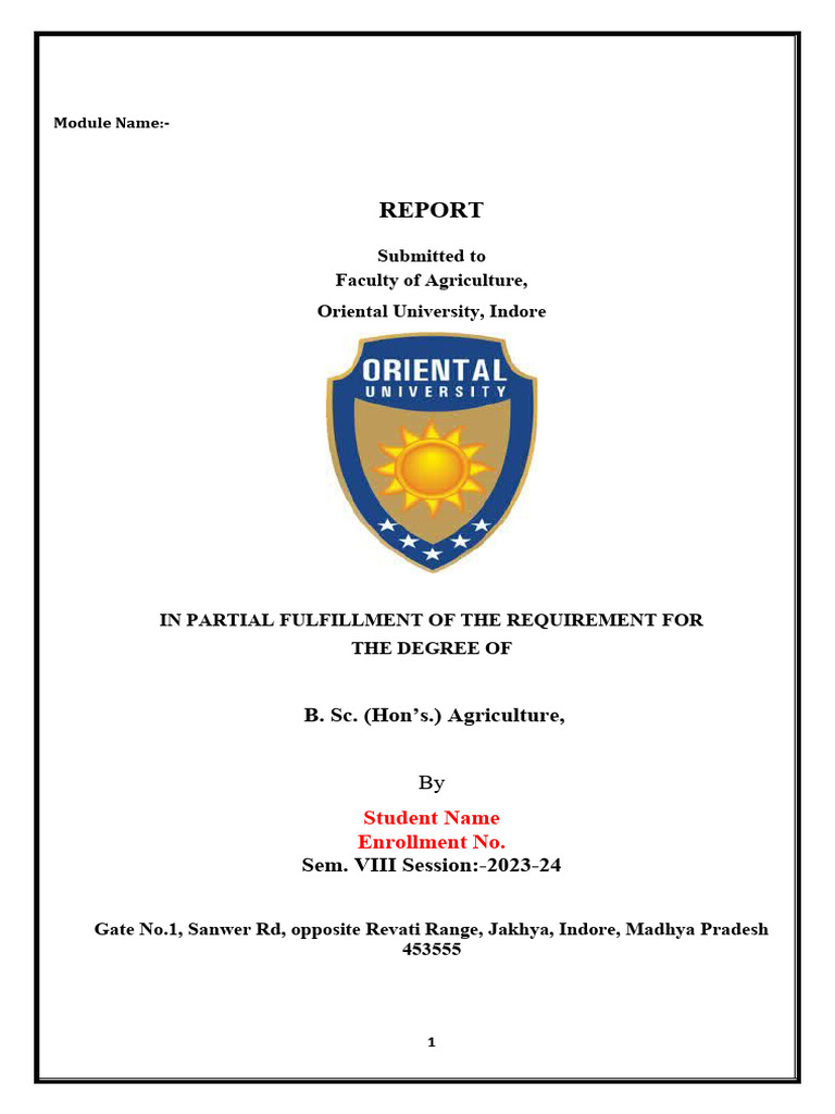 ELP Report Format | PDF