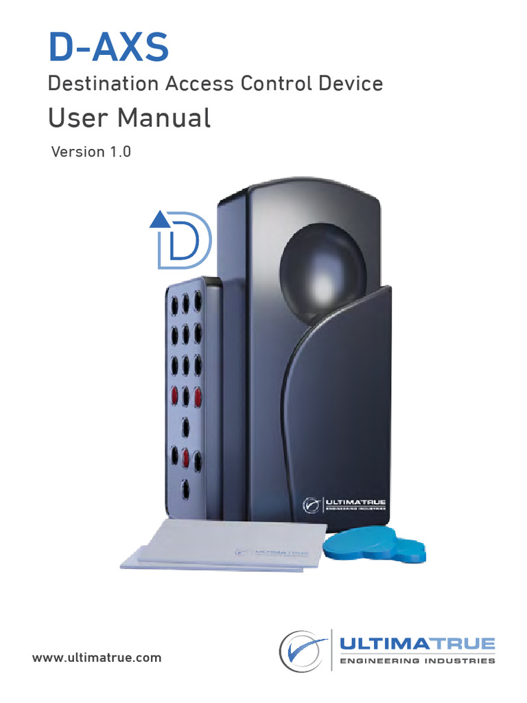 User Manual: D-Axs | PDF | Radio Frequency Identification | Remote Control