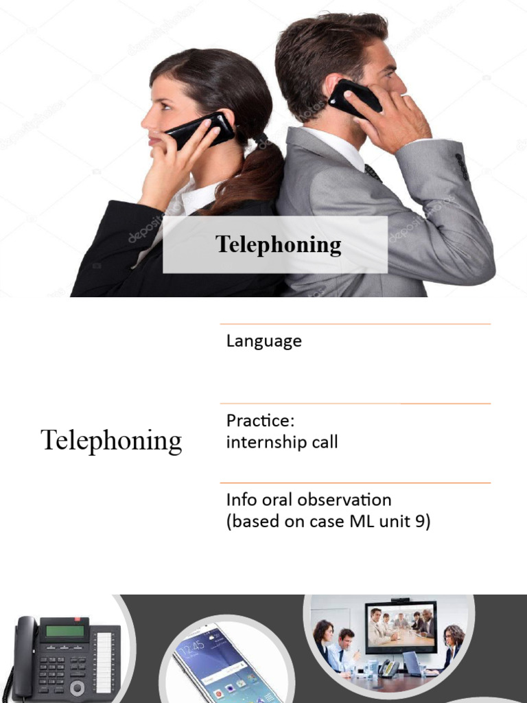 EFM 2B PPT Telephoning STUD | PDF | Language Arts & Discipline