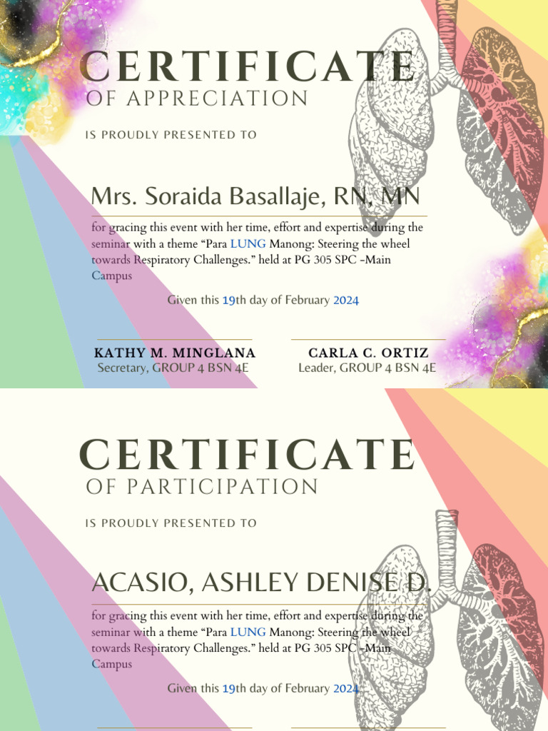 CERTIFICATE of Appreciation (1) | PDF