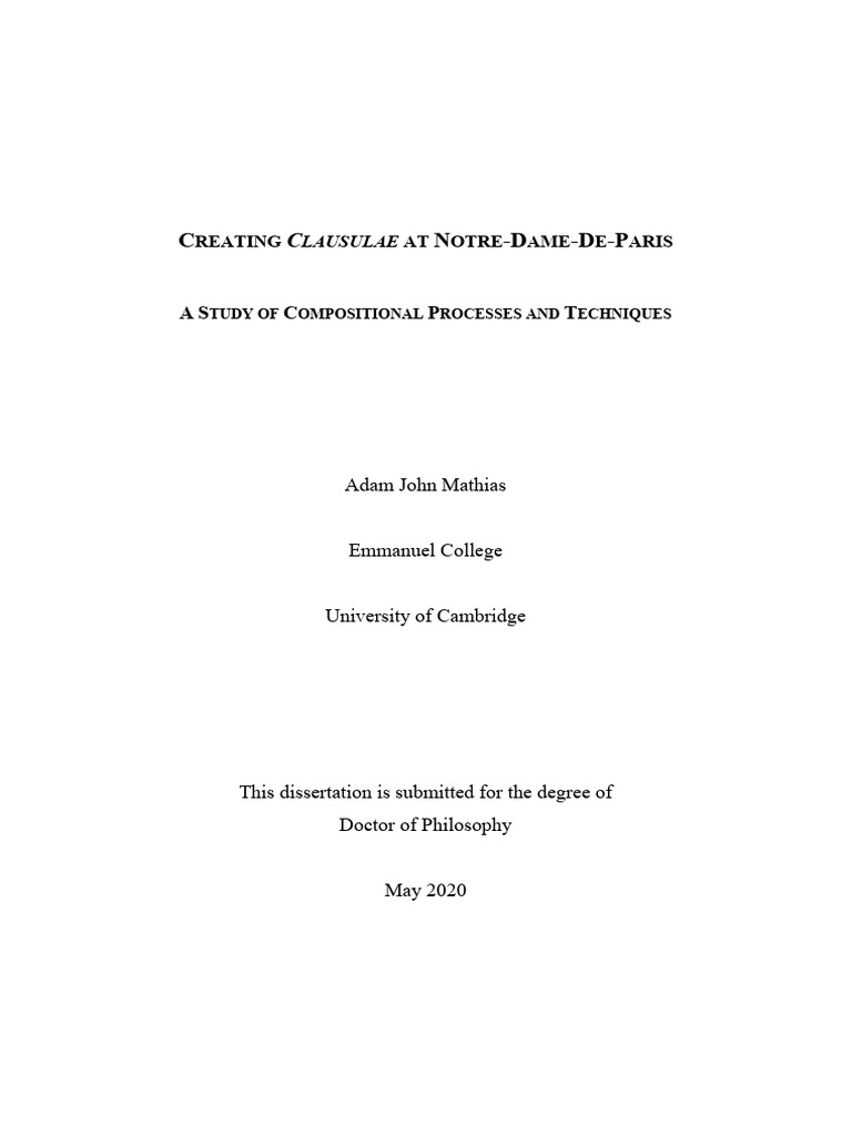 Adam Mathias PHD Thesis Electronic Submission | PDF | Social Science ...