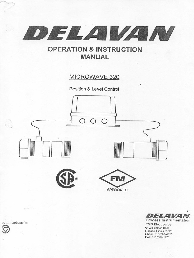 320 Delavan Manual | PDF