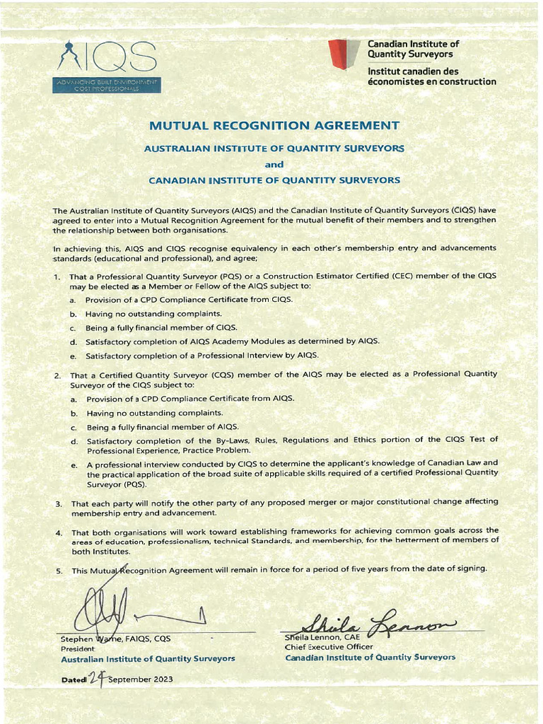 Mra - Ciqs 2023 | PDF