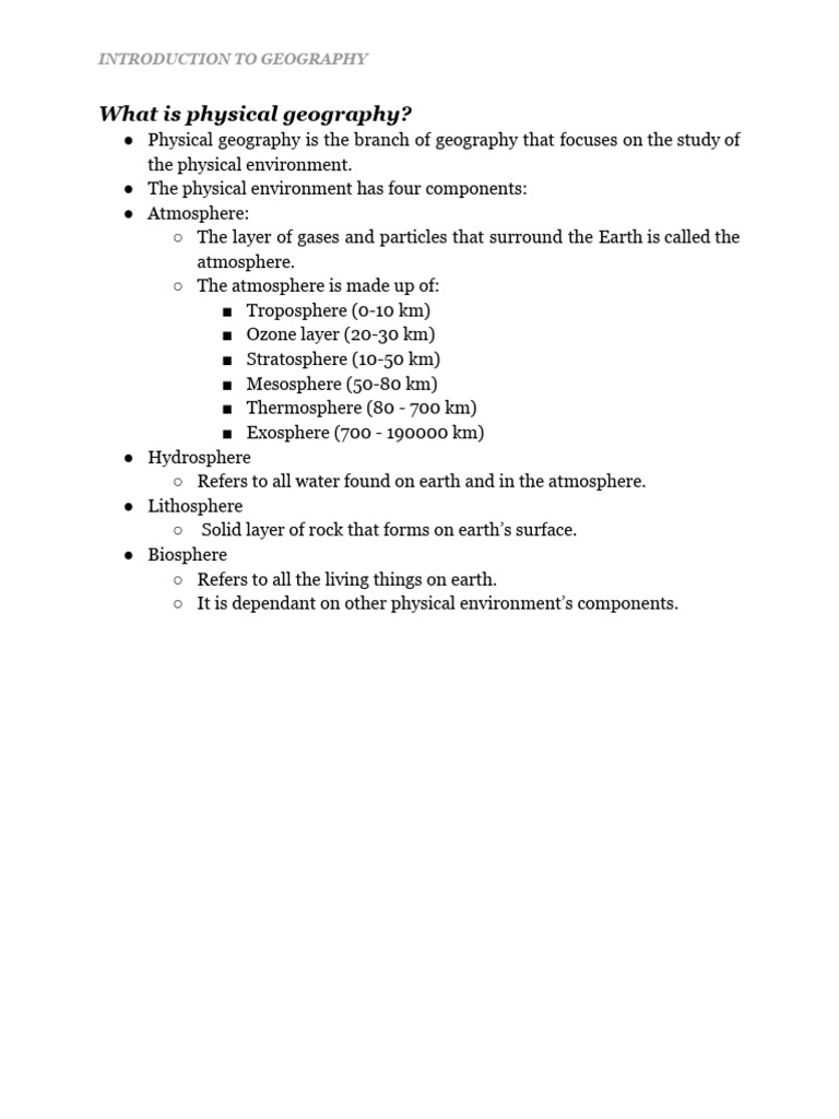 Untitled Document | PDF | Natural Environment | Geography