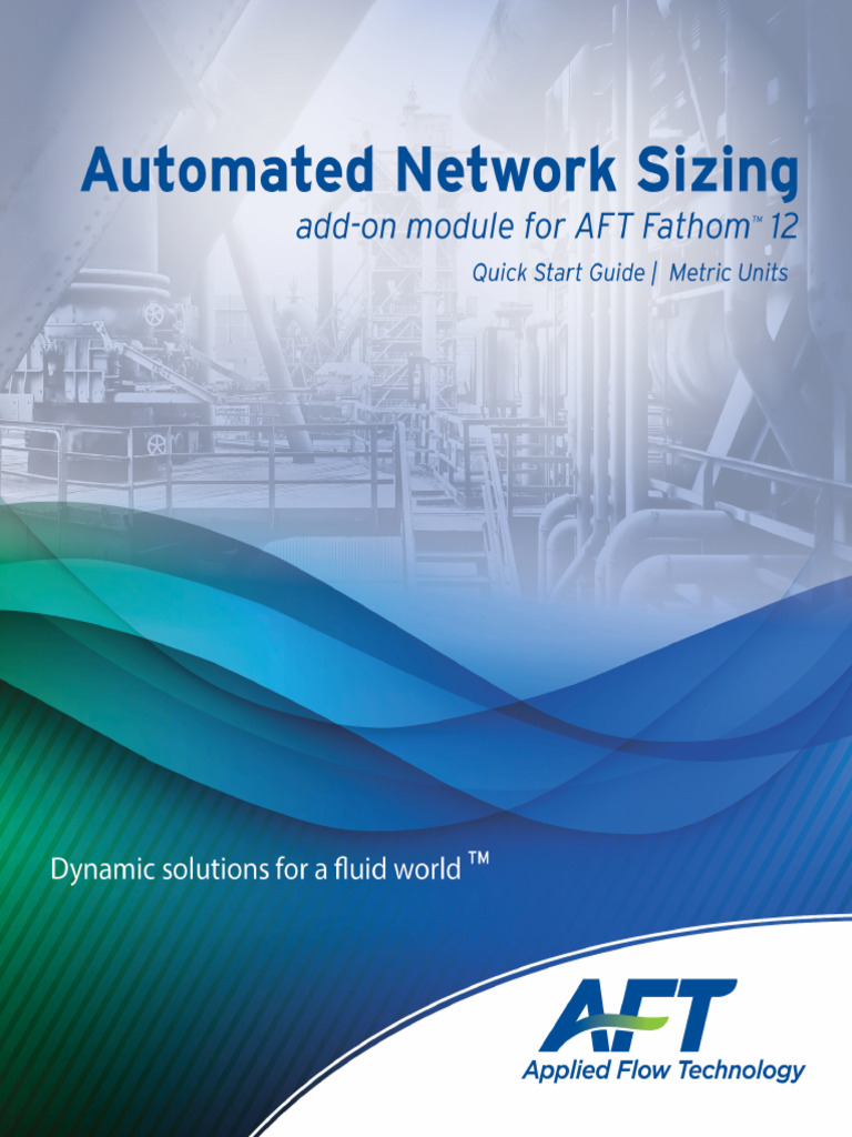 AFT Fathom12 ANS Quick Start Metric Units | PDF | Pipe (Fluid ...