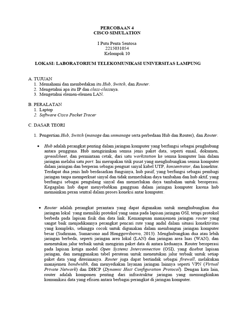 Ass 1 Kelompok 10 I Putu Penta Sentosa 2215031054 | PDF | Seni | Komputer