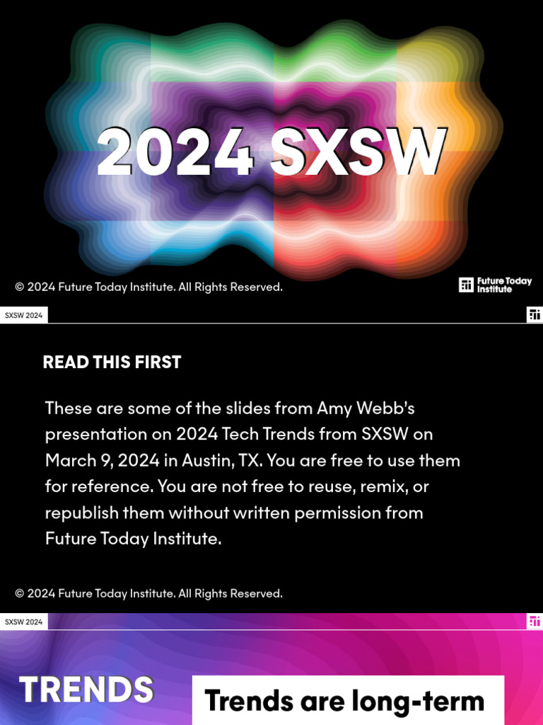SXSW 2024 AmyWebb KeySlides | PDF