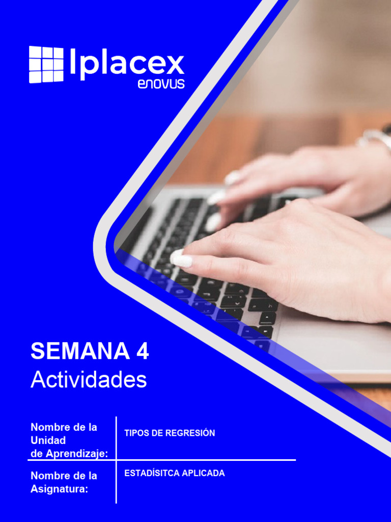 Ej 4 | PDF | Análisis de regresión | Regresión lineal