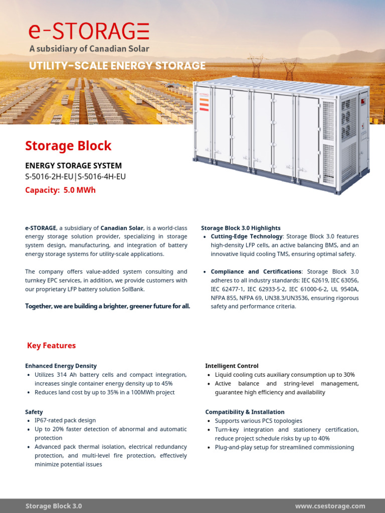 EU SolBank-3.0 DataSheet-2 | Download Free PDF | Energy Storage ...