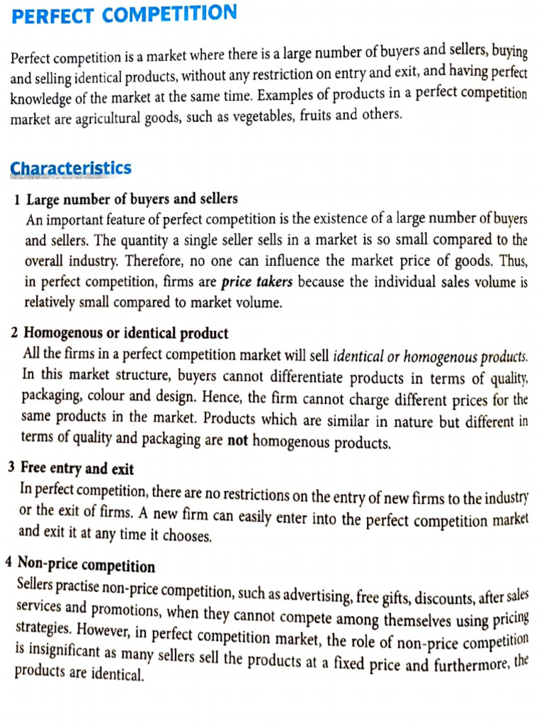 Perfect Competition Reference | PDF | Profit (Economics) | Perfect ...