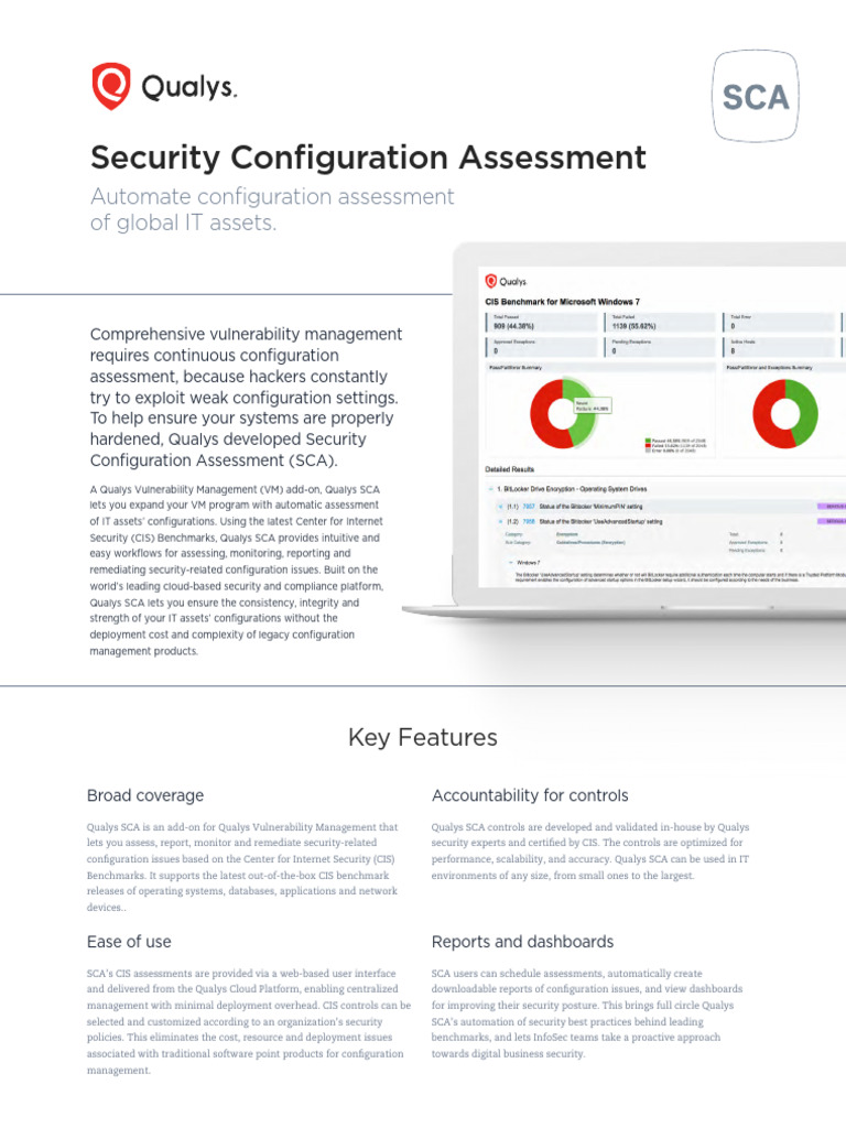 Sca Datasheet | PDF | Cloud Computing | Computer Security