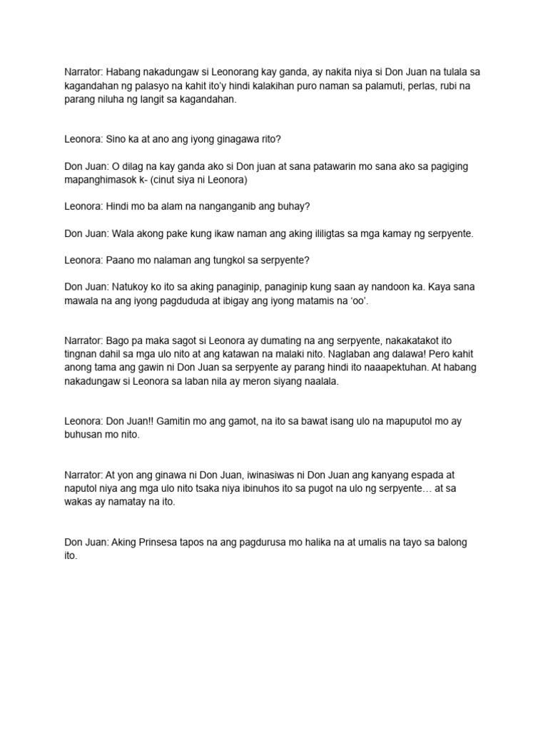 Si Donya Leonora at Ang Serpiyente Page 518 | PDF
