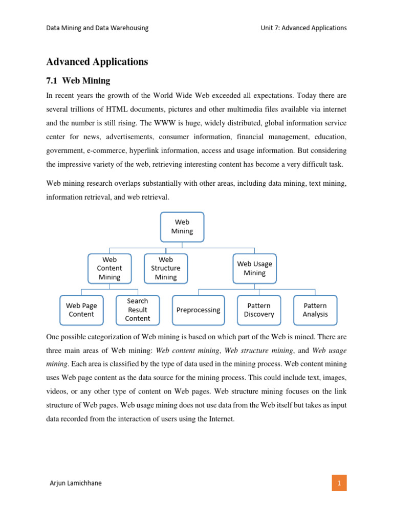 Unit 7 - Advanced Application | Download Free PDF | World Wide Web | Internet & Web